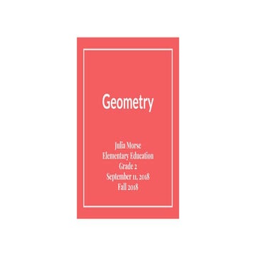 2nd grade geometry | PPTX