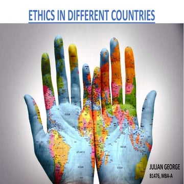 Ethics across nations | PPTX