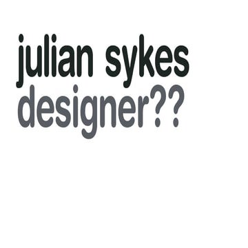 Julian sykes-pk-slide-presentation | PDF