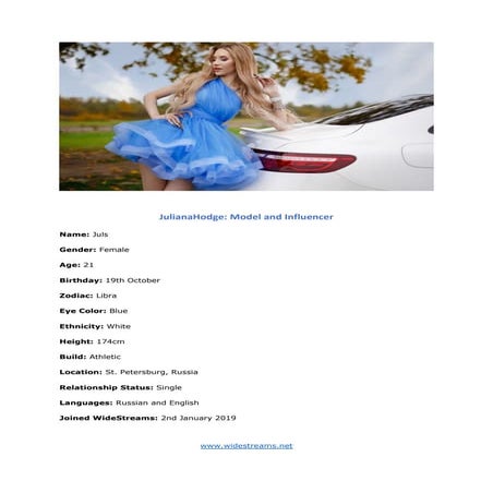 JulianaHodge - Model and Influencer | PDF