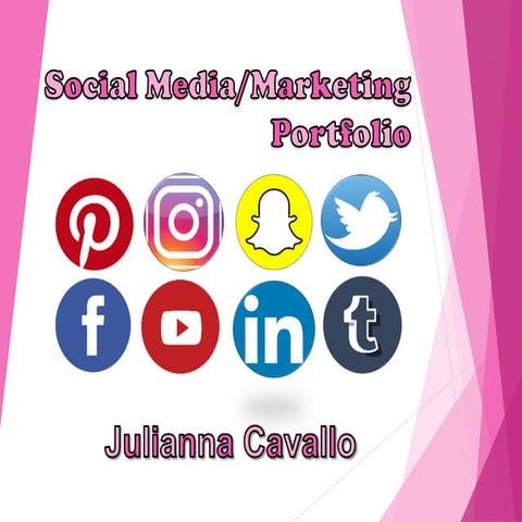 Julianna Cavallo's Social Media/Marketing Portfolio | PPT