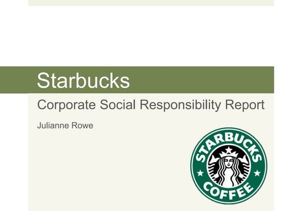 Csr starbucks korea | PPTX