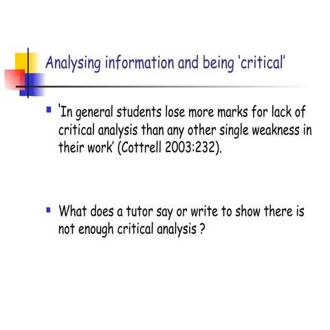 Critical thinking | PPT