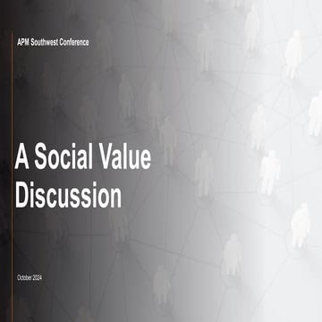 Julian Wotton, Sophie Shuttleworth and Sam Cook - A Social Value ...