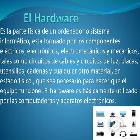 perifericos y hardware | PPTX | Data Storage and Warehousing | Computing