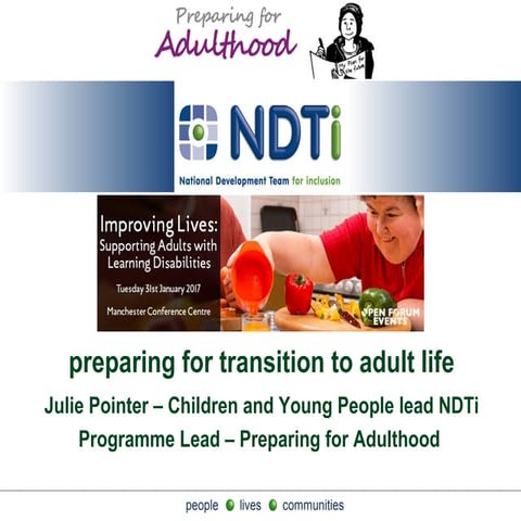 Improving Lives: Supporting Adults with Learning Disabilities ...