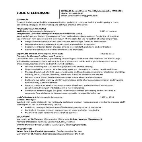 Beth block resume