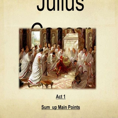 Julius Act 1 sum up summary and activity with answers.ppt