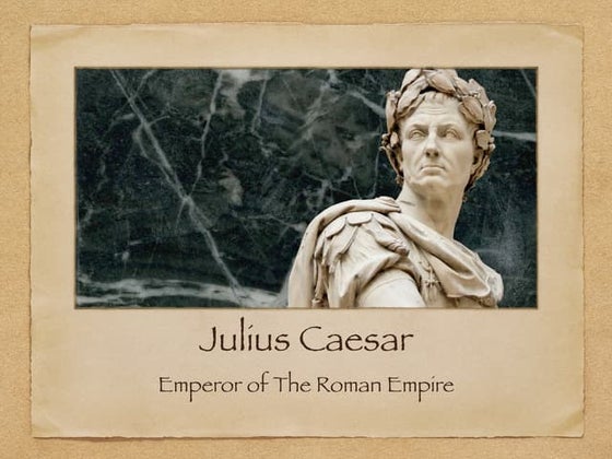 The Characters of Julius Caesar | PPTX