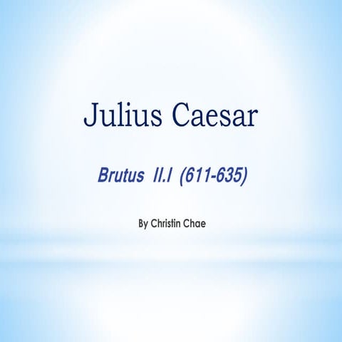Julius caesar brutus | PPTX