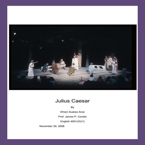 Julius caesar by william shakespeare | DOCX