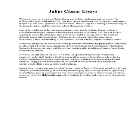 Julius Caesar Essays.pdf