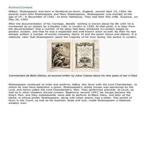 Julius caesar info report | PDF