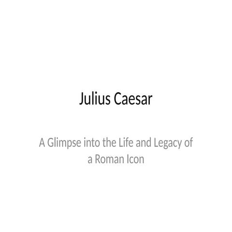 Julius_caesar_class_10,it's good rate it | PPT