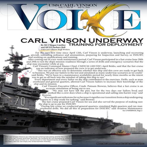 Vinson Voice 18 July 2010 | PDF