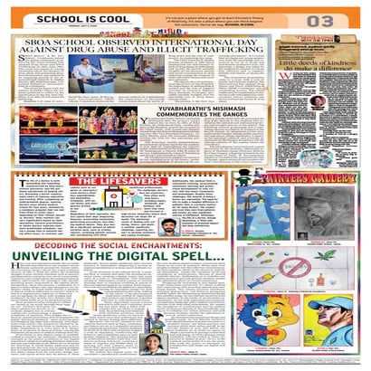 Times NIE - Student Edition about Yuvabharathi's Annual Day - Mishmash 2024 (issue dated 01.07. ...