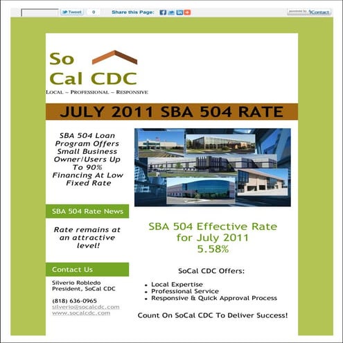 July 2011 Rate Sheet | PDF