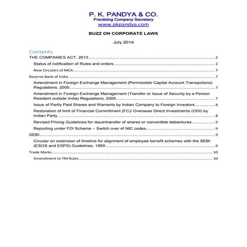 List of Statutory Registers under Companies Act 2013 | PDF