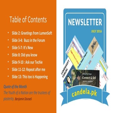 July 2016 newsletter | PPT