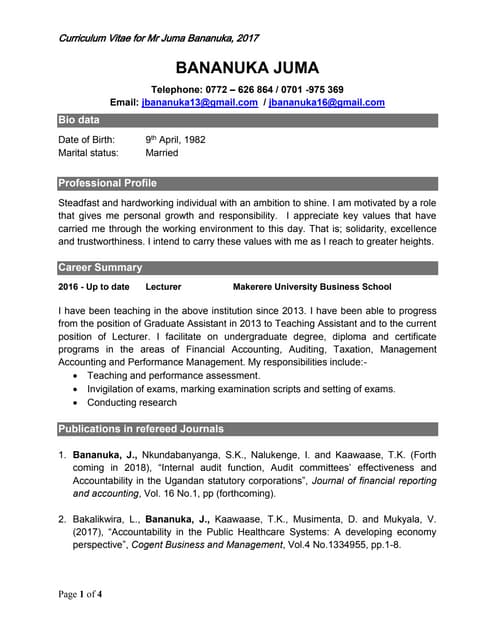 RESUME OF HASAN FAISAL (2) | PDF