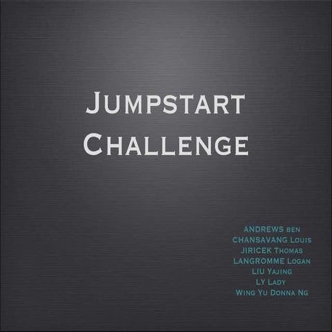 Jumpstart 2011 - group 48 | PPT