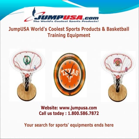 Basketball equipments by JumpUSA | PPT