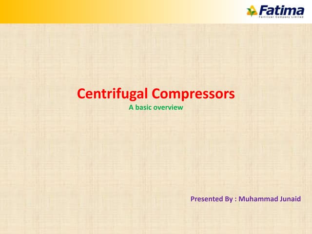 Comparison Centrifugal and axial compessor | PPTX