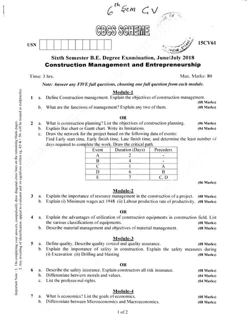 6th Semester Mechanical Engineering: Modeling & finite element analysis ...