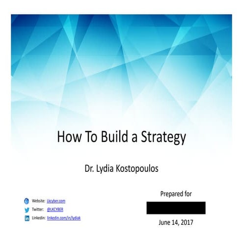 How to Build a Strategy | PDF