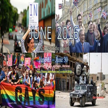 JUNE 2016 - Pictures of the month - Jun 23 - Jun 30 | PPT