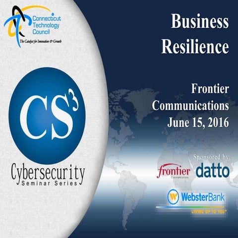 June 2016 cybersecurityseminarseries final | PPTX | Business Expos ...