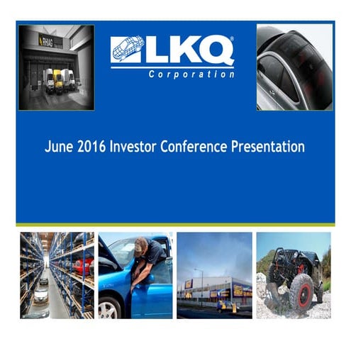 June 2016 investor conference presentation | PDF