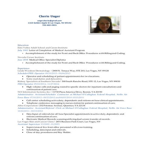 June 2016 resume revised | DOCX