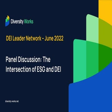 June 2022 DEI Leader Network - The Link between ESG and DEI 0615.pdf