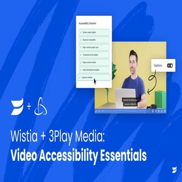 Video Accessibility Essentials | PPT
