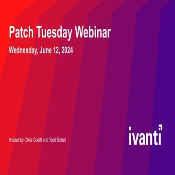 June Patch Tuesday | PPT
