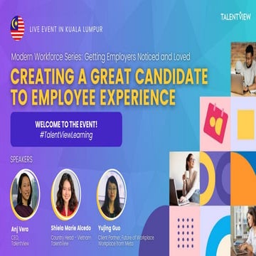 June 23, 2022 - Modern Workforce Series Live Event | PPT