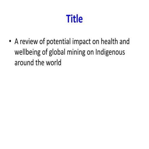Mining and Minerals and Its Impact on Human.pptx