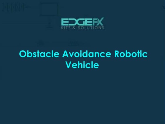 Obstacle Avoidance Robot Powered By Arduino Ppt