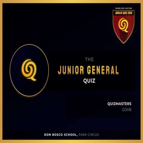 Junior General School Quiz(Classes 6-8) | PPTX