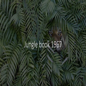 Jungle book ppt | PPTX