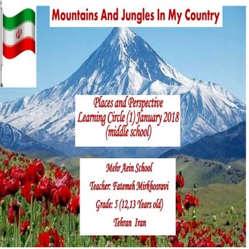 Jungles and mountains of my country | PPTX