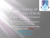 Trait theories personality theories | PPT