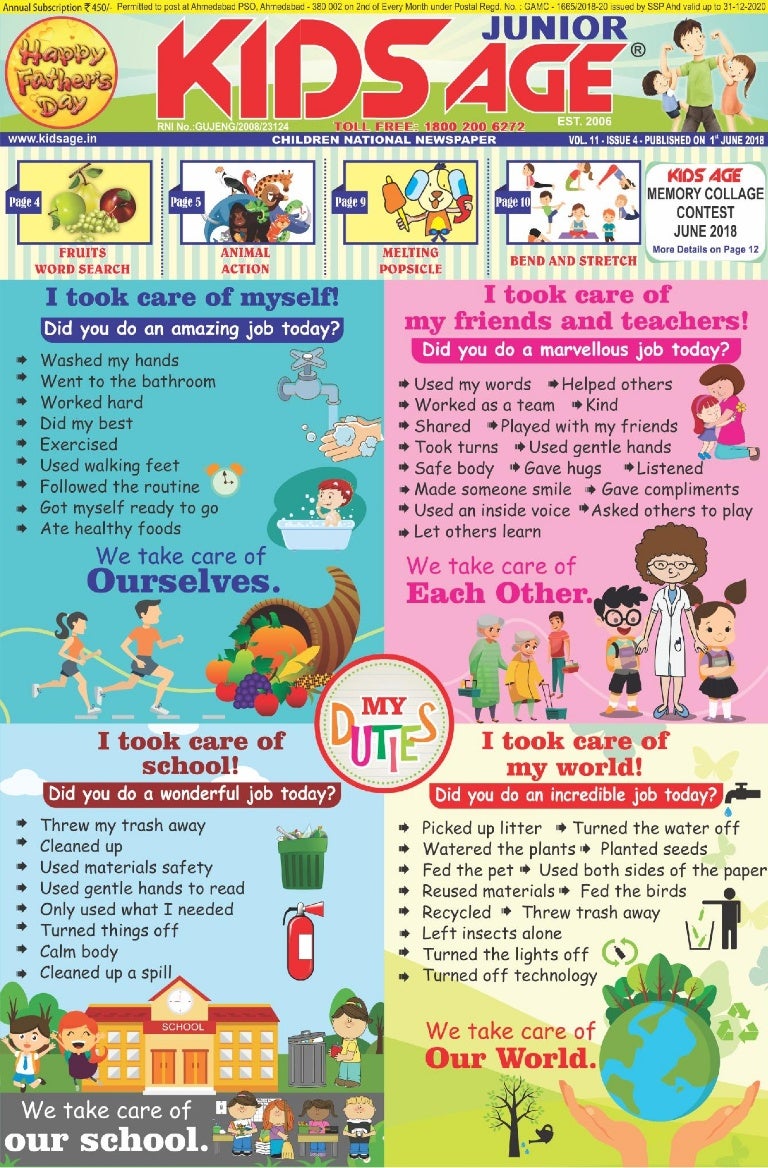 Kids Magazine Preview by Kids Age Children National Newspaper