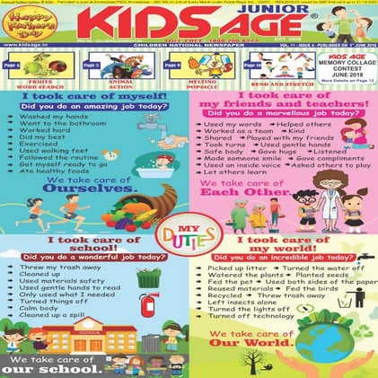 Kids Magazine Preview by Kids Age Children National Newspaper | PDF