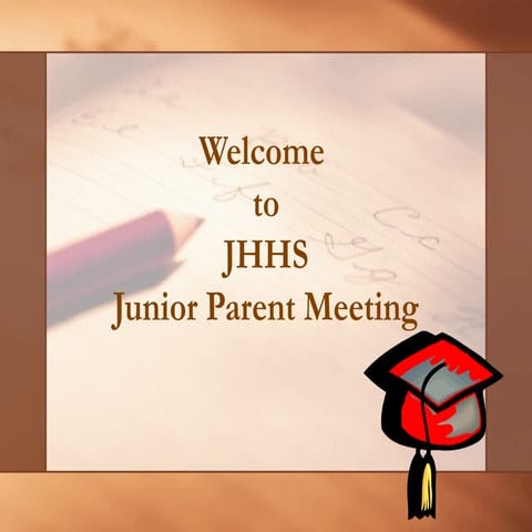 Junior parent meeting powerpoint | PPT