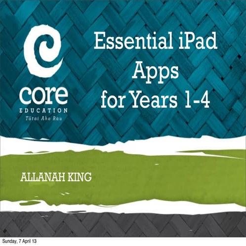 Junior school i pad apps | PPT