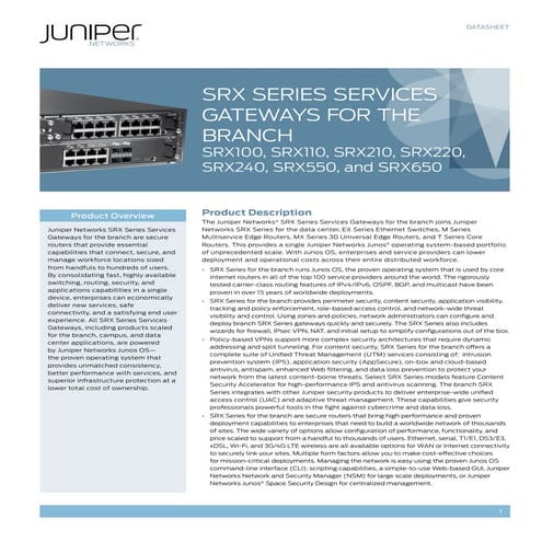 Juniper | PDF