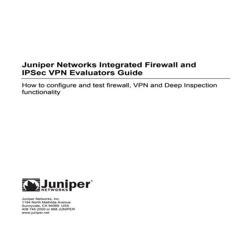 Juniper SRX | PDF