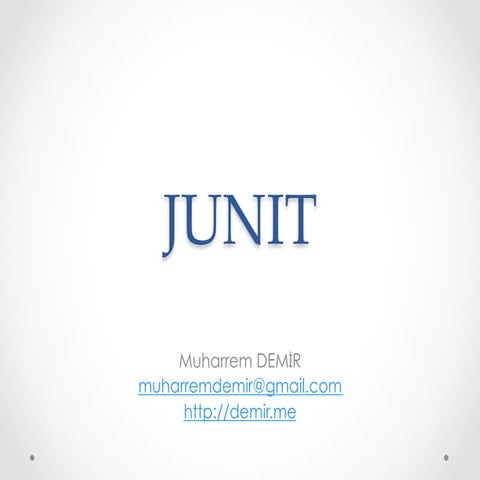 Junit | PDF
